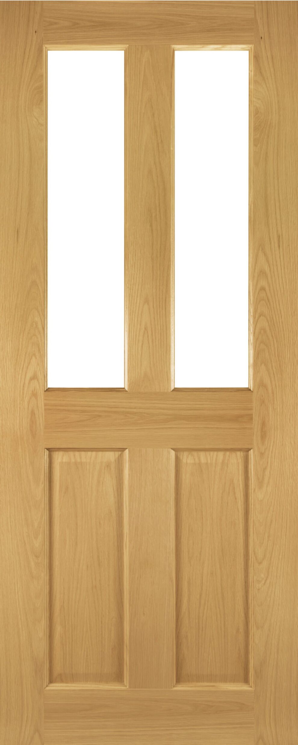 Deanta Bury Prefinished Oak Glazed FD30 FSC | Doors Delivered