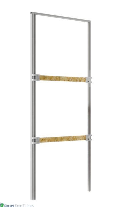 Frameless Hidden Door With Concealed Design