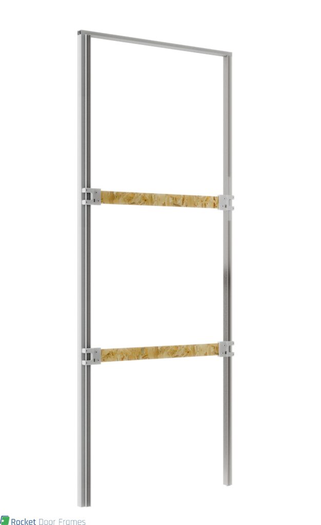 Frameless Hidden Door With Concealed Design