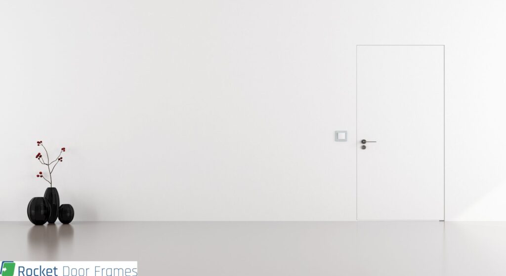 Frameless Hidden Door With Concealed Design