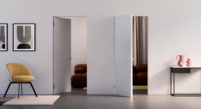 Frameless Hidden Door With Concealed Design