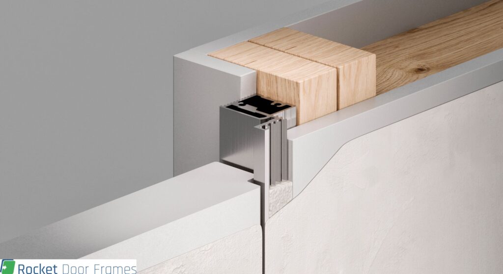 Frameless Hidden Door With Concealed Design