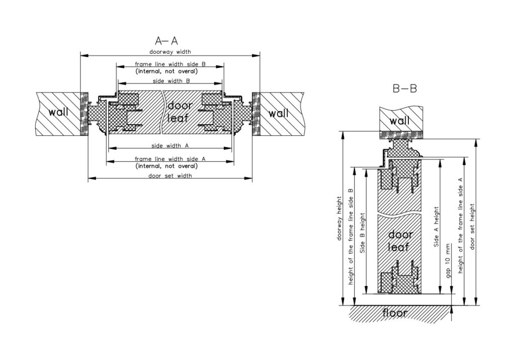 Concealed Omega Primed Door Set - Best Doors
