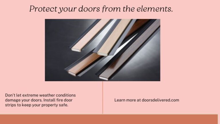 Fire Door Strips: Protect Your Doors From The Elements | Doors Delivered