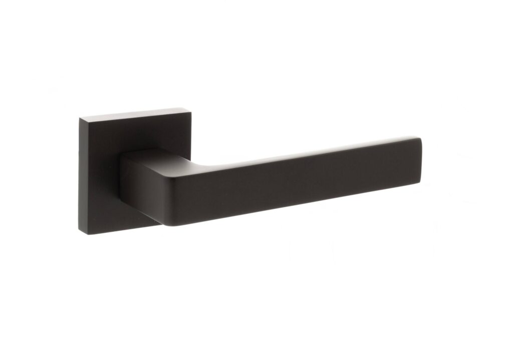 S40SUDB STATUS Montana Lever Door Handle On S4 Square Rose - Urban Dark ...
